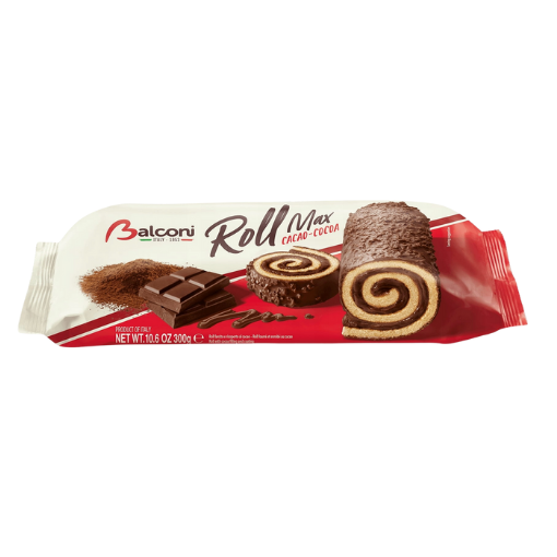 Balconi Roll Max Cacao-Cocoa - włoska rolada kakaowa 300g - sklep ...